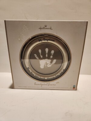 Hallmark Handprint My Baptism Baby Frame Boy Or Girl Baby Gift Shower ...