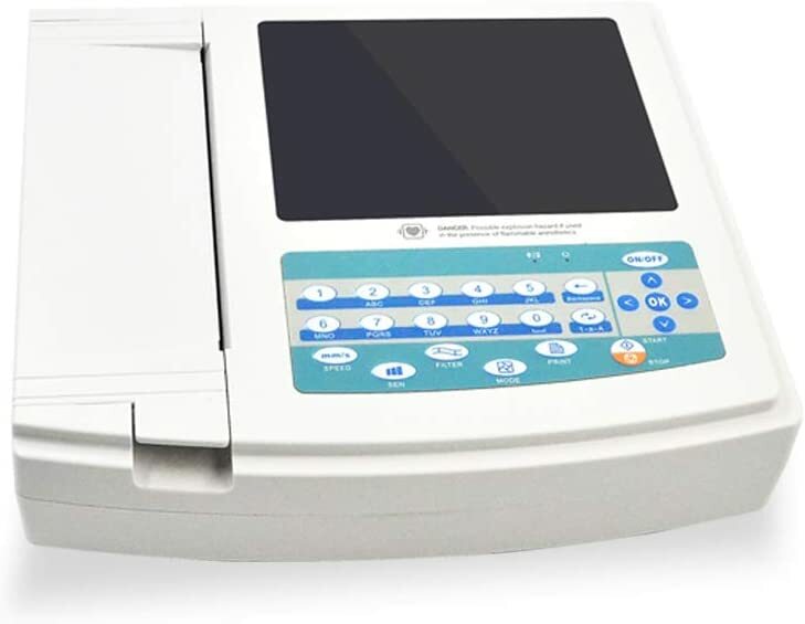 CONTEC ECG1200G electrocardiogram 12 channel 12 leads ECG EKG device ...