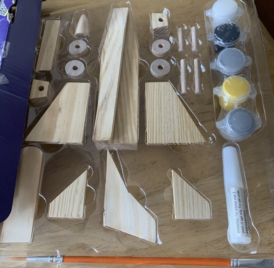 Construction Club Wood FIGHTER JET Model Kit NEW | eBay