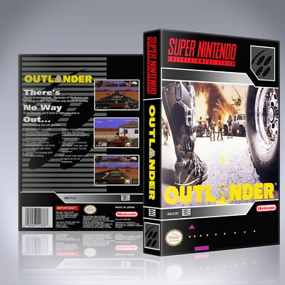 SNES Case - NO GAME - Outlander | eBay