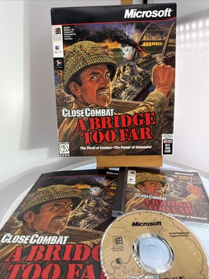 Microsoft Close Combat: A Bridge Too Far PC Big Box Computer Game ...