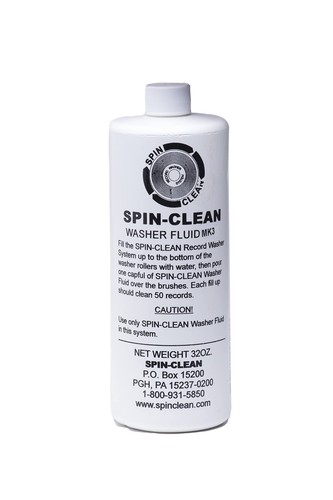 Spin-Clean Record Washer Fluid 32oz. | Alcohol-Free Record Cleaner ...