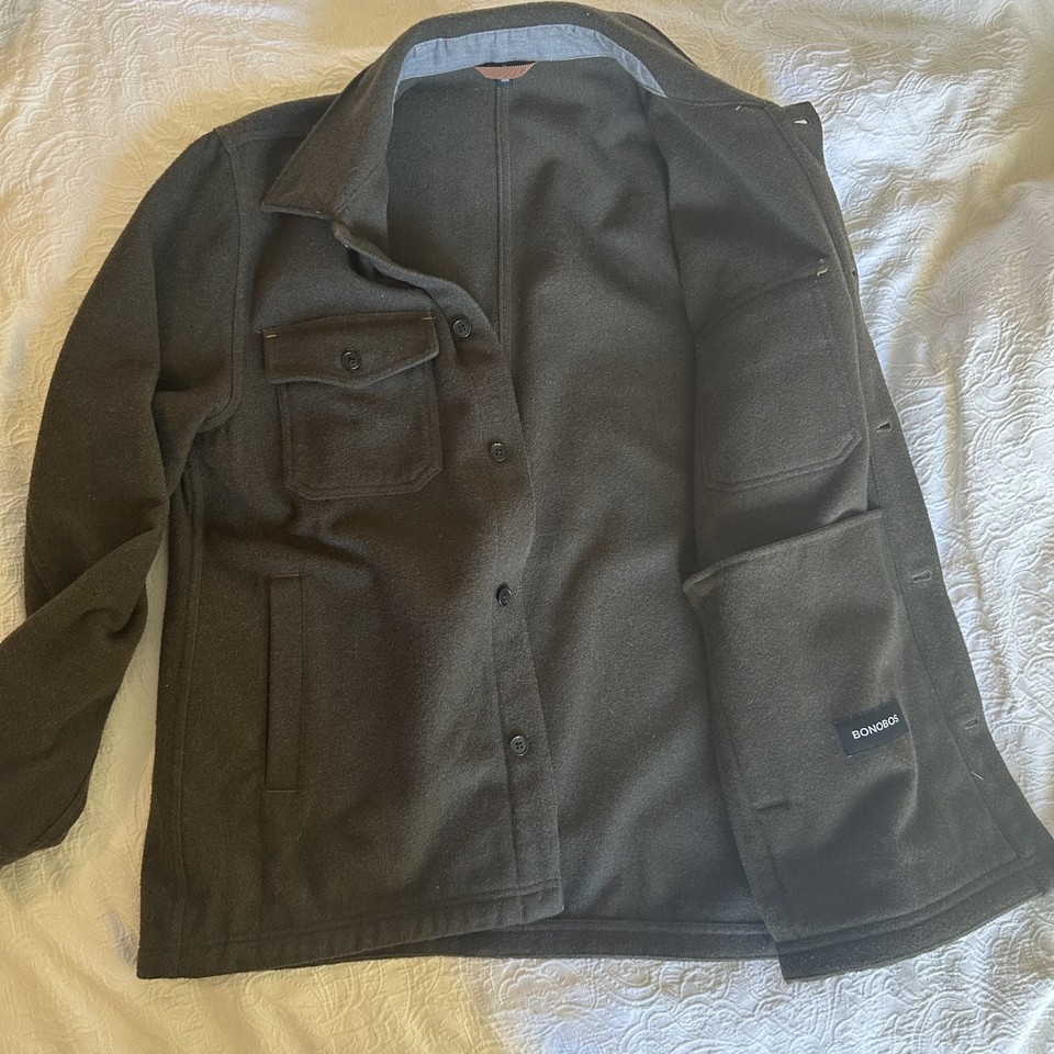 Bonobos Japanese Wool Jacket, Green, Medium | eBay