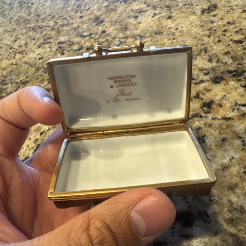 manufacture royale de limoges suitcase paris new york figurine | eBay