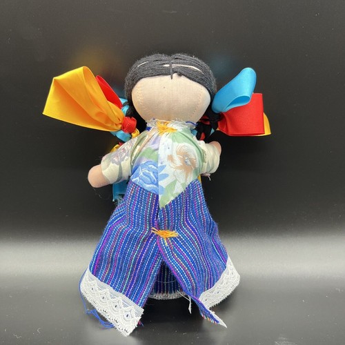 Handmade Mexican Lele Doll Aztec Rag Doll Jointed Legs And Arms Folk ...