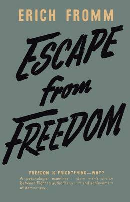 Escape from Freedom by Erich Fromm (2011, Trade Paperback) for sale ...