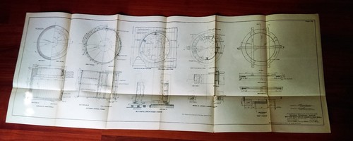 1913 Panama Canal Engineering Diagram Balboa Terminal Docks | eBay