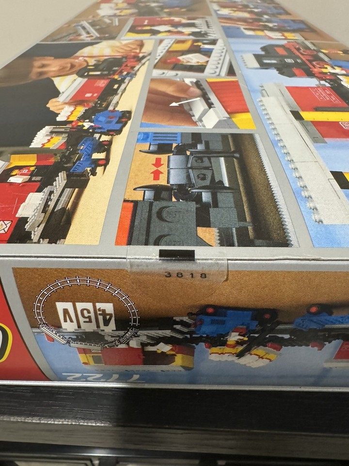 LEGO Trains: Steam Cargo Train Set 7722 - New Sealed Rare Vintage 4.5 V ...