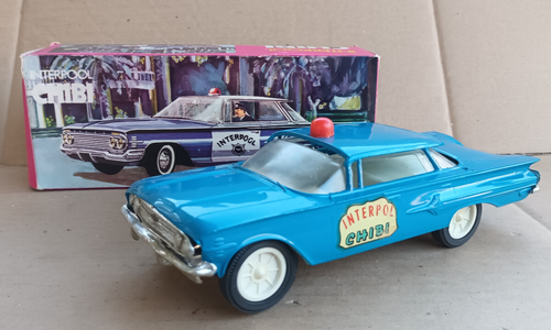 rare Vintage 60's Chevrolet Impala Interpol Police car Chibi Argentina ...