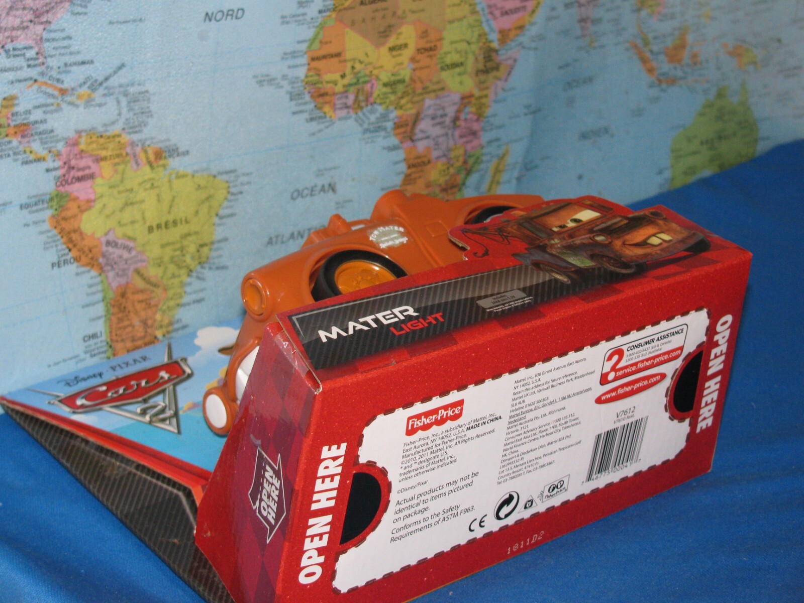 Disney Pixar Cars 2 Fisher Talking Mater Light Flashlight for sale ...