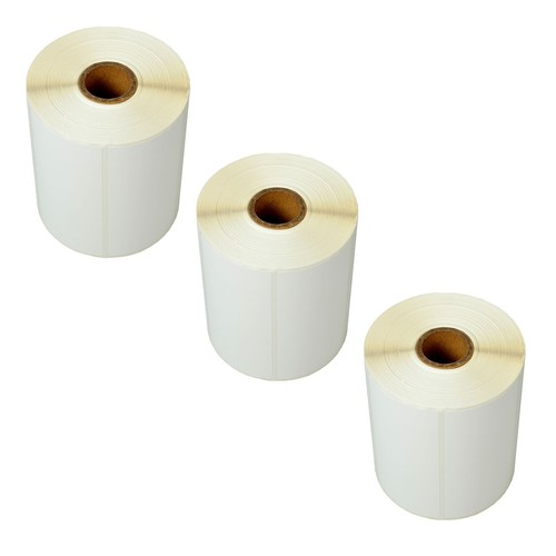 3 Rolls 750/R 4X2 Direct Thermal Labels for Zebra 2844 Eltron Rollo ...