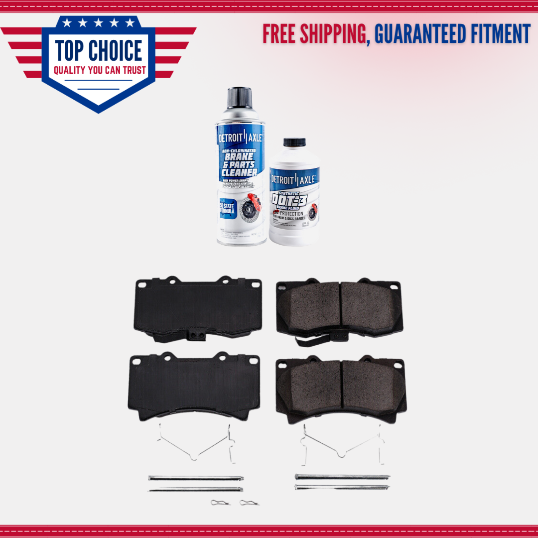 Front Ceramic Brake Pads + Hardware for 2006 2007 2008 2009 2010 Hummer ...
