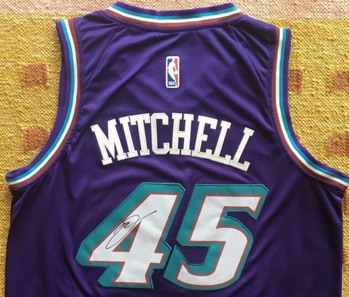 Donovan Mitchell Signed Autograph Utah Jazz Jersey NBA Louisville | eBay