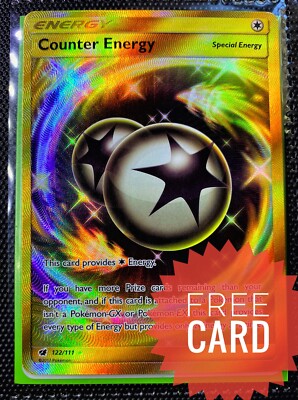 Counter Energy 122/111 Full Art Secret Rare - Sun & Moon Crimson ...