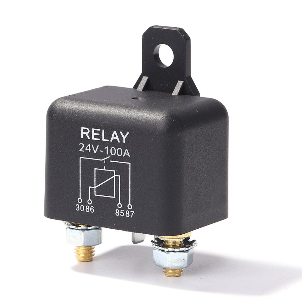 24V 100A Heavy Current Start Relay 2.4W 4 Pin Car Relay High Current ...