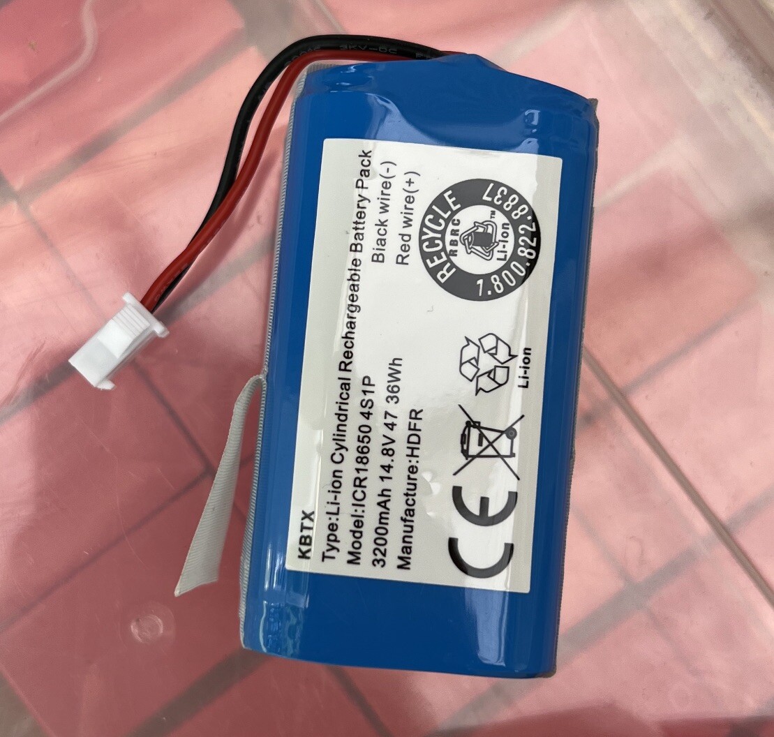 3200mAh INR18650 M26-4S1P Battery For DEXP MMB-300, Neatsvor X500, X520 ...