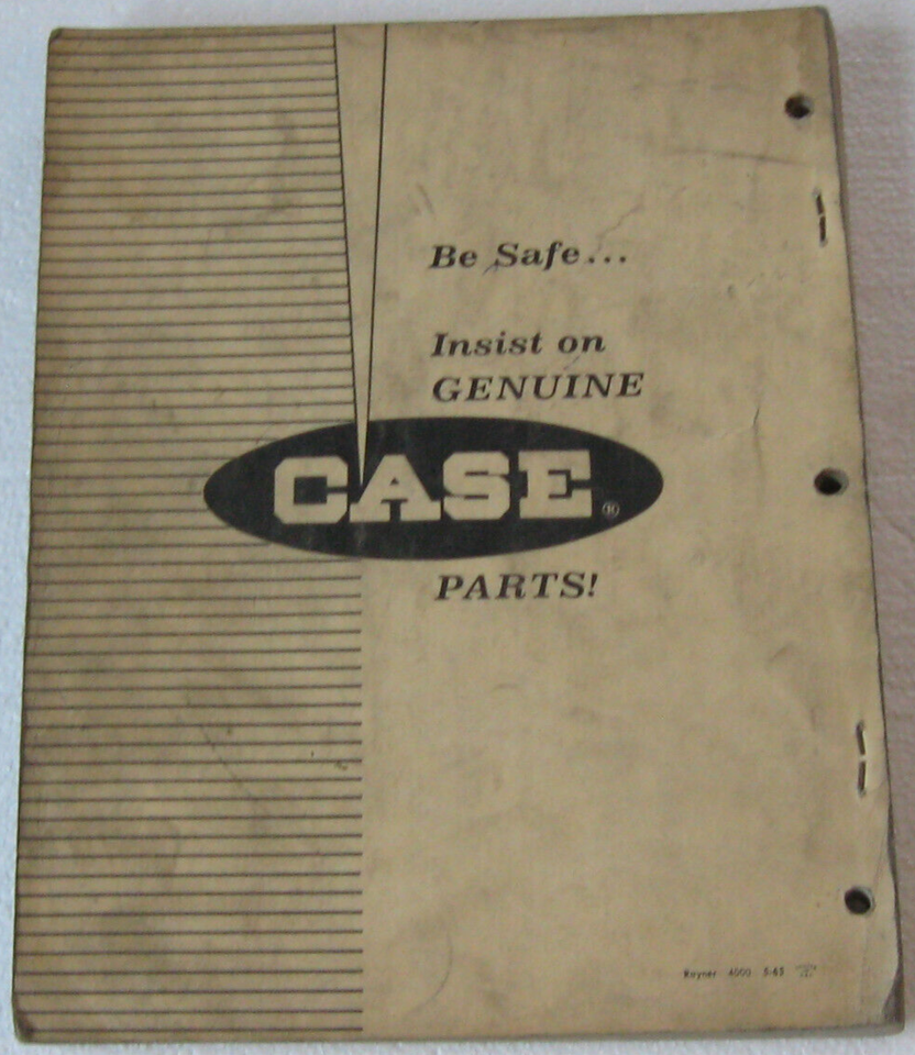 CASE Model 430 - 530 Series Draft-O-Matic Tractors Parts Catalog Manual ...