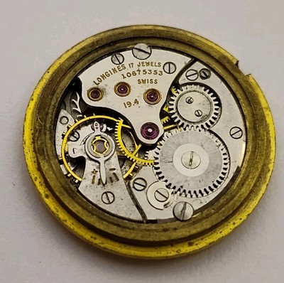 Vintage Longines 19.4 Manual Wind Watch Movement Good Balance | eBay