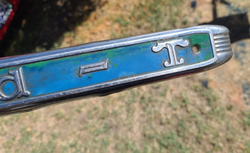 VTG Diamond T Truck Hood Door Emblem Embossed Aluminum Diamond-T Rat Rod | eBay