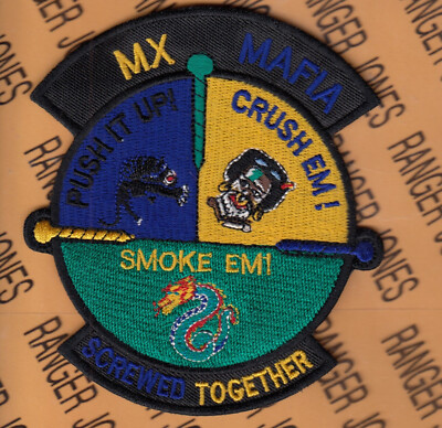 USAF Air Force Maintenance Mafia MXS 25th 36th 80th Fighter Sq 4.25 ...