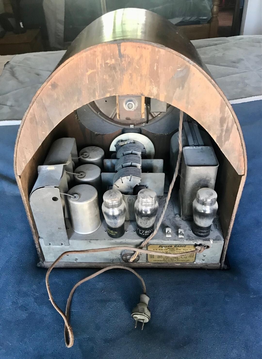 Vintage Philco Cathedral Tube Radio AM Model 20 Baby Grand 1930's ...