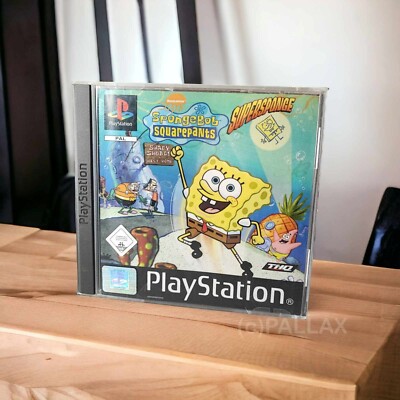 PLAYSTATION 1 PS1 - SPONGEBOB SQUAREPANTS SUPERSPONGE / THQ 2001 | eBay