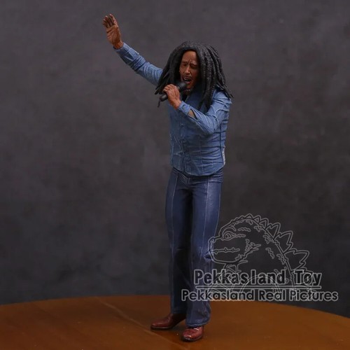 Bob Marley Music Legends Jamaica Singer & Microphone PVC Action Figure ...