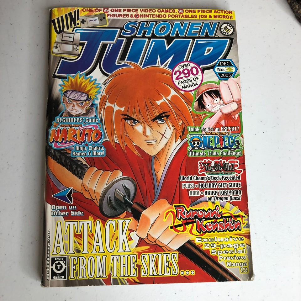 SHONEN JUMP MAGAZINES ANIME MANGA COMIC YEARS 2005 TO 2007 = SELECT ...