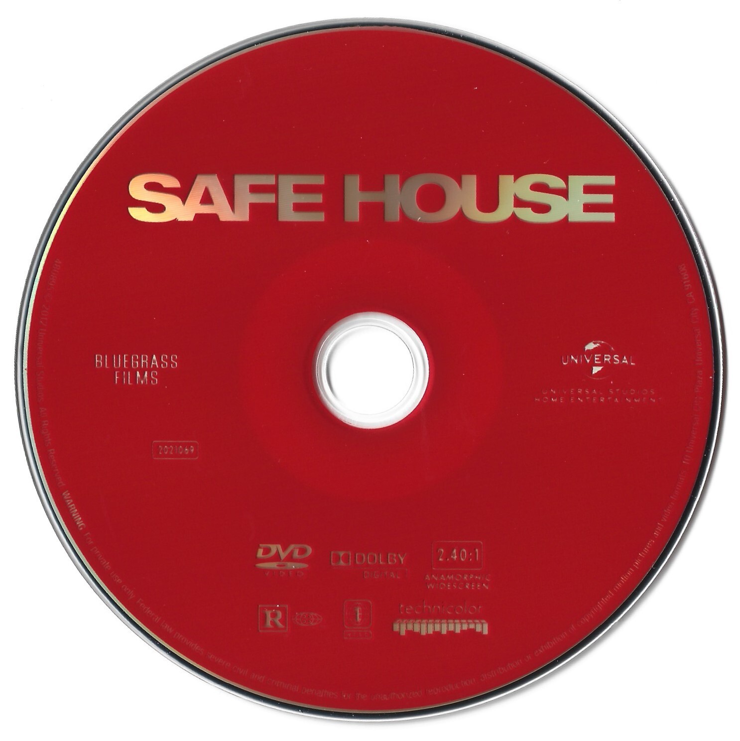 SAFE HOUSE - 2012 - DVD - No Case, No Art - Denzel Washington - Ryan ...