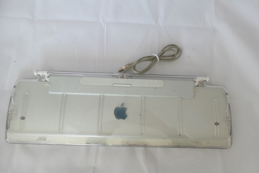 2002 Vintage Apple Macintosh M7803 Pro Keyboard 108 Keys Black/Clear ...
