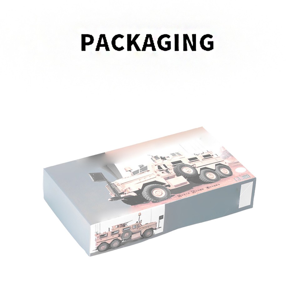 PVC Plastic 1/72 COUGAR 6x6 MRAP Sd.Kfz.7 Half-Track Unassembled Model ...