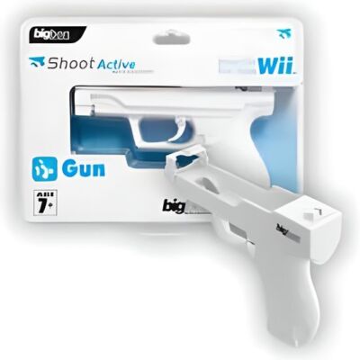 pistolet nintendo wii / wii u gun wiimote manette shoot tir | eBay