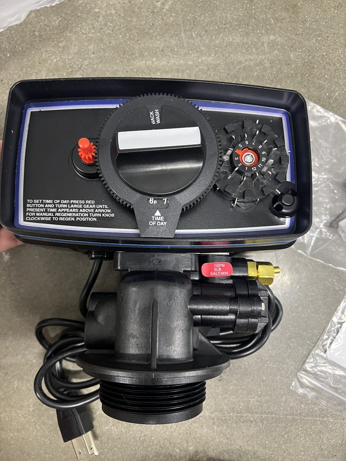 “New” Genuine Fleck 5600 Water Softener Complete 12 Day Control Valve ...