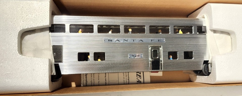 K Line O Scale Santa Fe Bi-Level Chair Car #529, 18" | eBay