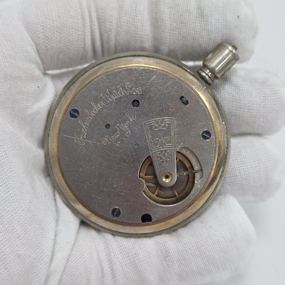 ANTIQUE ART DECO K.W. Co KNICKERBOCKER NEW YORK POCKET WATCH PARTS ...