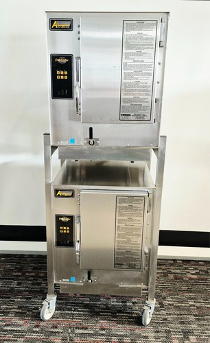 Accutemp N6 Evolution 6 Pan Natural Gas Double Stack Steamer Ovens ...