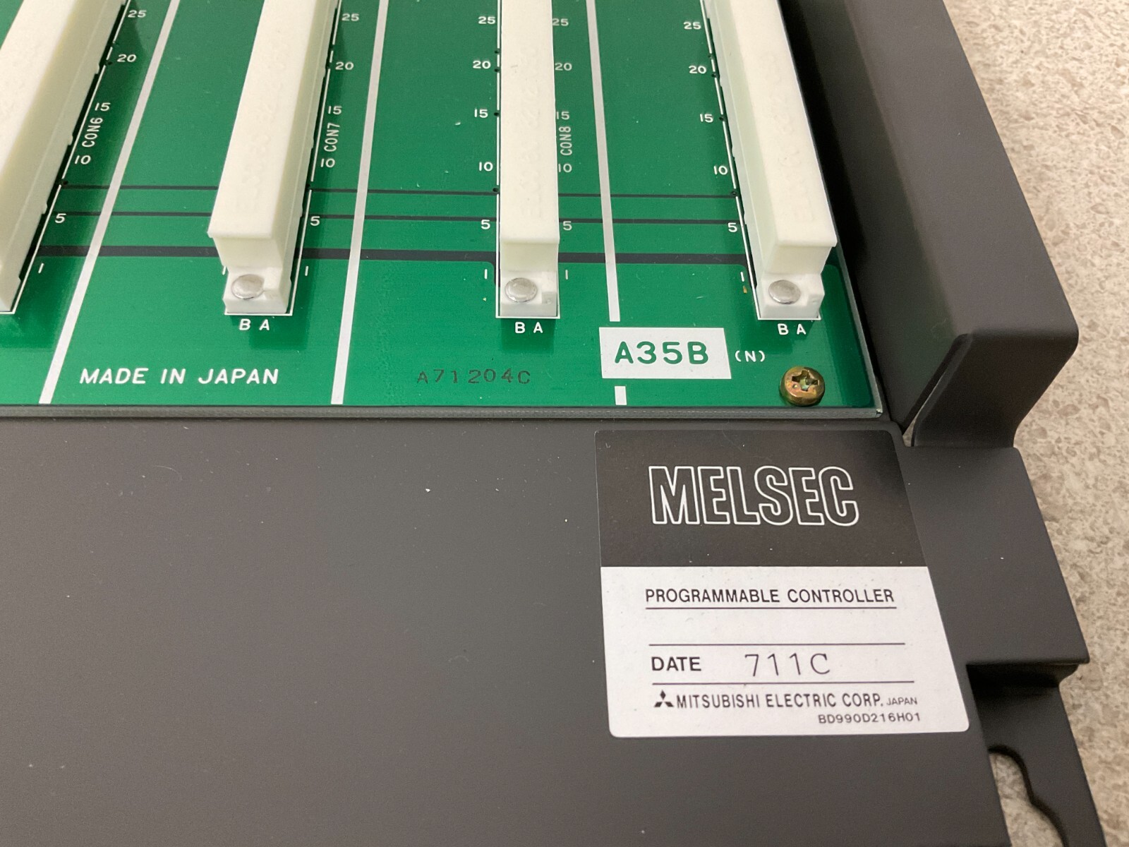 1pc Mitsubishi MELSEC Programmable Controller A35B Base Rack for sale ...