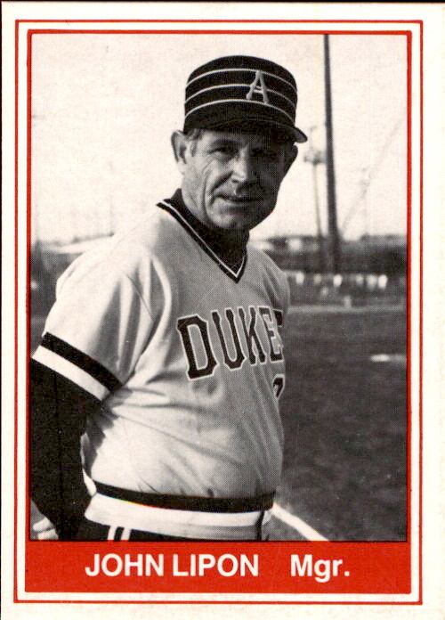 1982 Alexandria Dukes TCMA #21 John Lipon Manager - NM Baseball Card | eBay