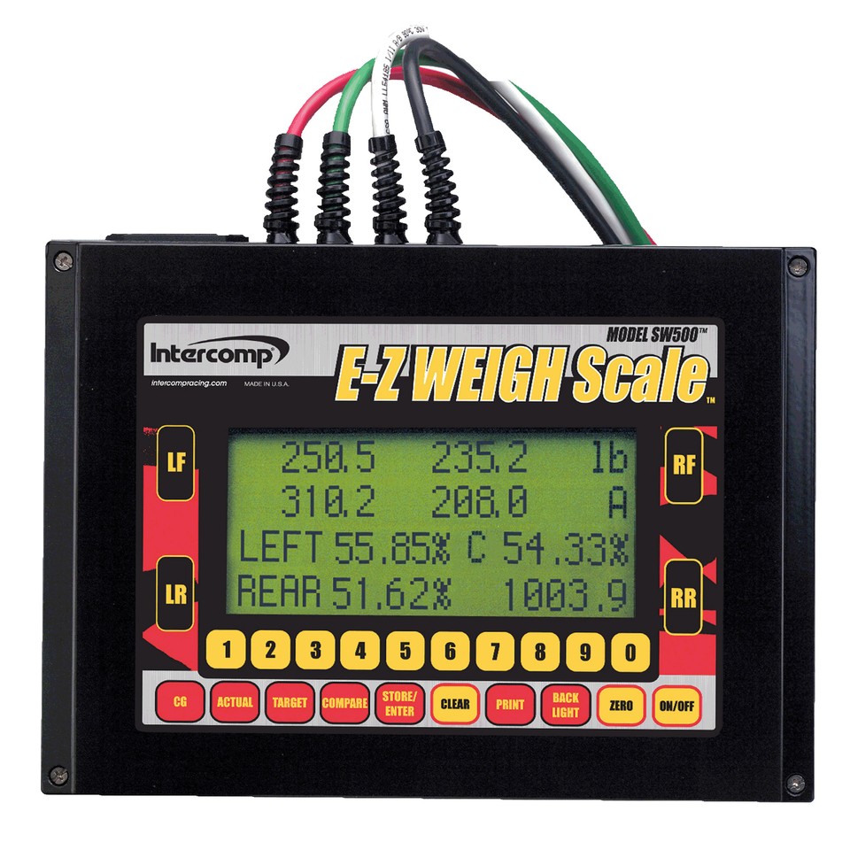 Intercomp E-Z Weigh Kart / Karting / Racing Computer Scales - Corner ...