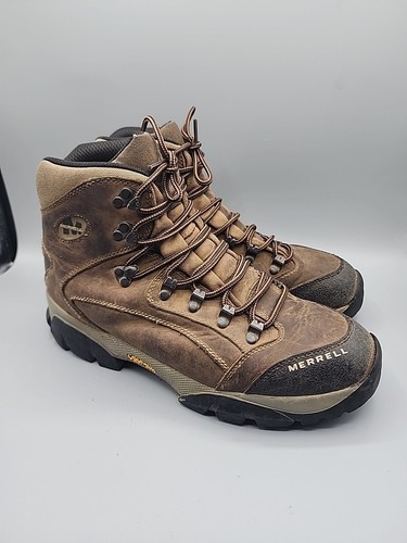 Womens Hiking Trail Boots Ankle Size 10 Wind River Stone Merrell 50754 ...