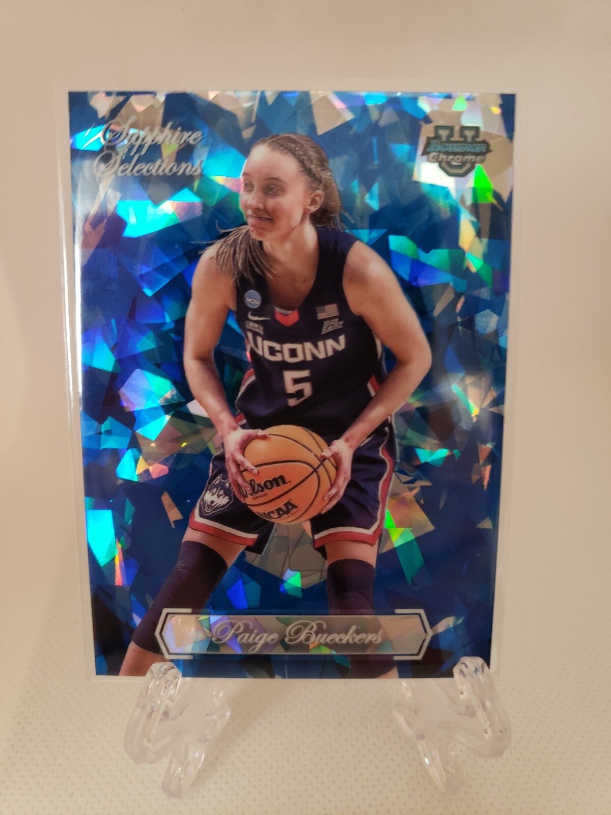 Paige Bueckers 2023-24 Bowman University Chrome Sapphire Selections SSP ...