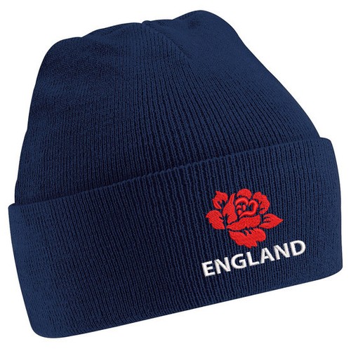 MENS/ WOMENS ENGLAND BEANIE HAT - NAVY, IDEAL GIFT | eBay