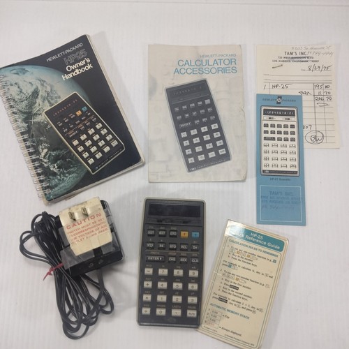 Vintage Hewlett Packard HP 25 Scientific Calculator (For parts) | eBay