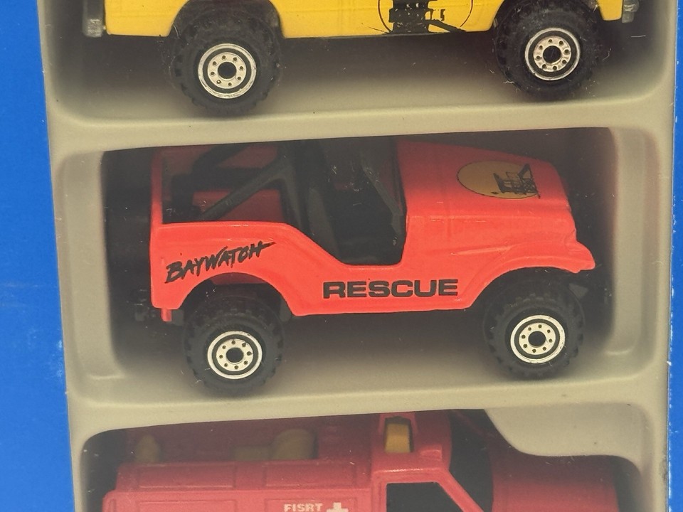 Hot Wheels 1994 Gift Pack of 5 Cars Baywatch TV Show Theme - 1:64 ...