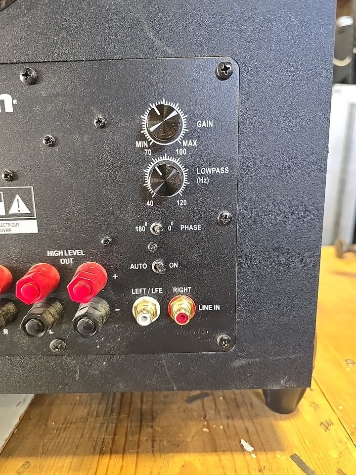 Klipsch Sub 12 HGB Synergy 12-inch 120V RMS Black Subwoofer Used Tested ...