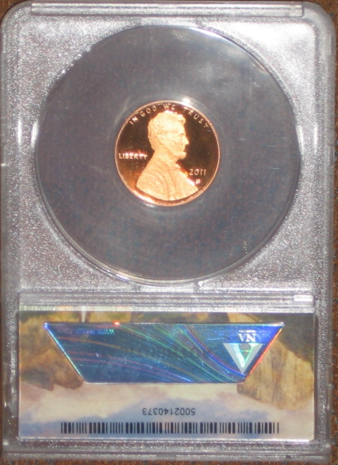 2011 S Proof Lincoln Shield Penny cent ANACS PR 70 DCAM FS PR PF 1c Red ...