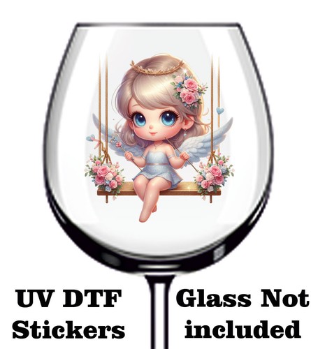 Valentine's Day Cupid UV-DTF Stickers Tumbler Wine Glass Bottle Mug ...