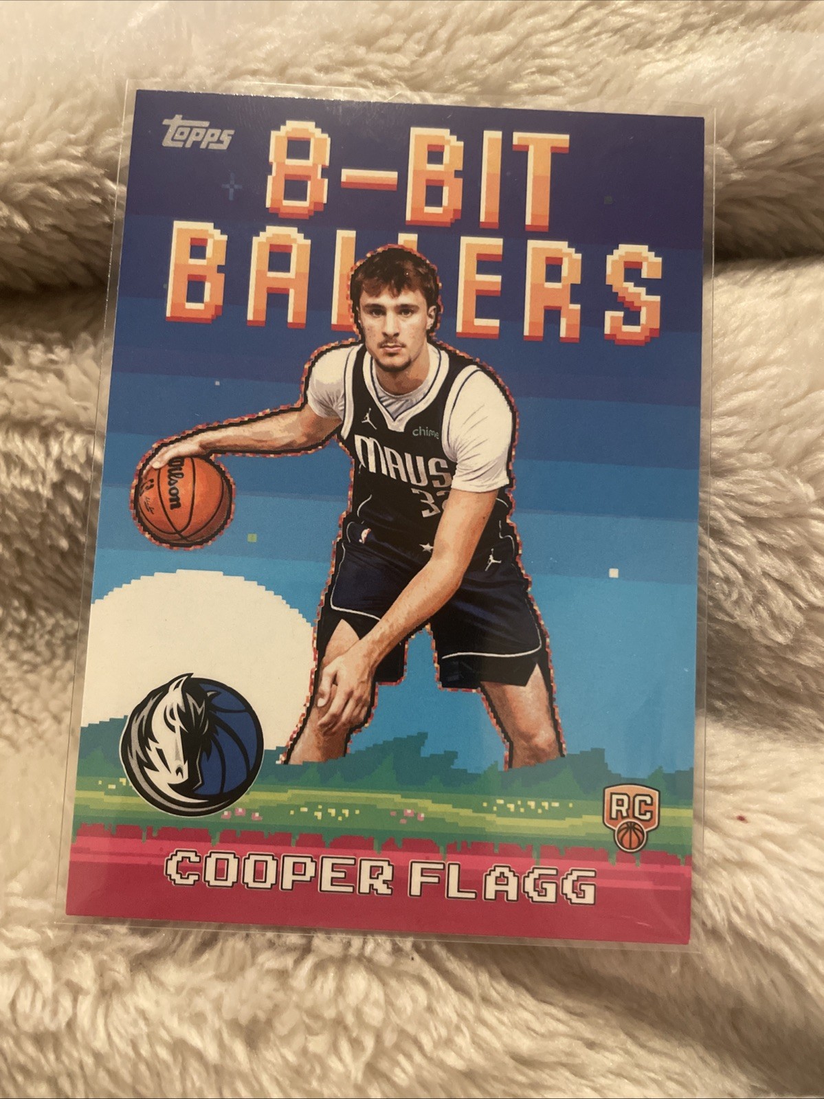 2025-26 Topps Cooper Flagg 8 Bit Ballers Rookie RC Card SP Insert Dallas Mavs | eBay