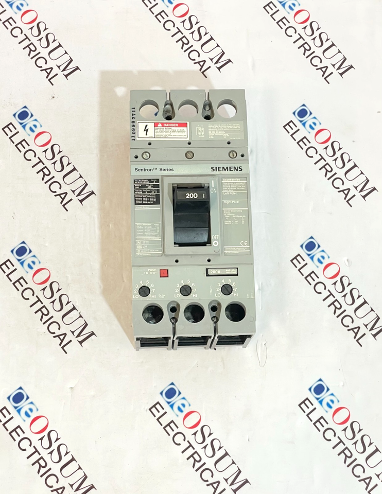 SIEMENS HFXD63B200 CIRCUIT BREAKER 200A 3POLE FAST SHIPPING LITTLE ...