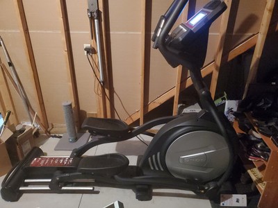 SOLE Elliptical Machine E35 with Digital Display and Adjustable ...